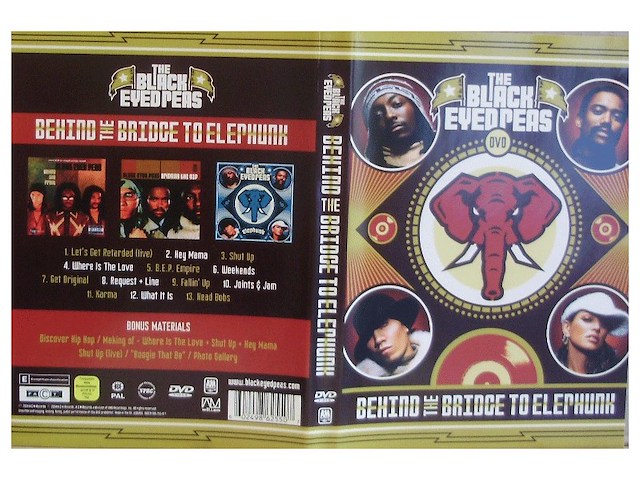 BLACK EYED PEAS - BEHIND THE BRIDGE TO ELEPHUNK - DVD