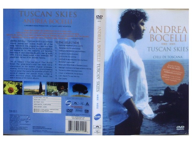 ANDREA BOCELLI - TUSCAN SKIES - DVD