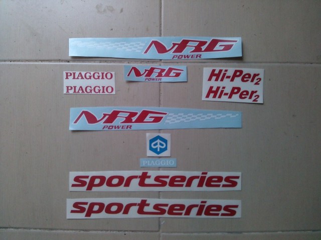 Nalepnice za motore Piaggio NRG MC4