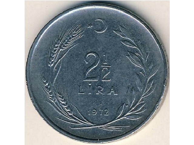 2,5 Lire 1972 Turska