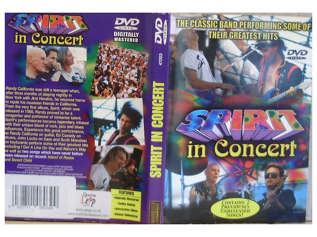 SPIRIT - IN CONCERT - DVD