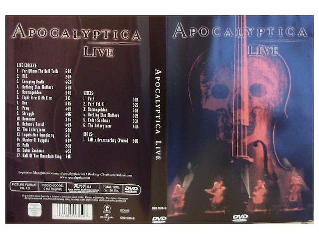 APOCALYPTICA - LIVE - DVD