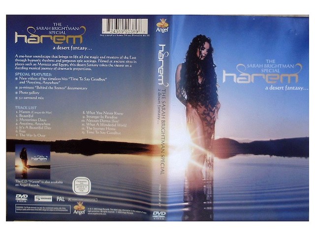SARAH BRIGHTMAN - HAREM - A DESERT FANTACY - DVD
