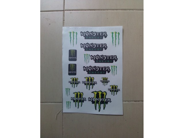 Nalepnice za motore Monster Energy A4