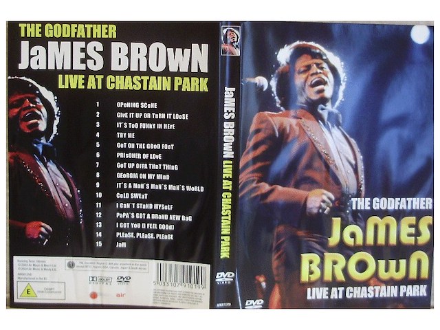 JAMES BROWN - LIVE AT CHASTAIN PARK - DVD