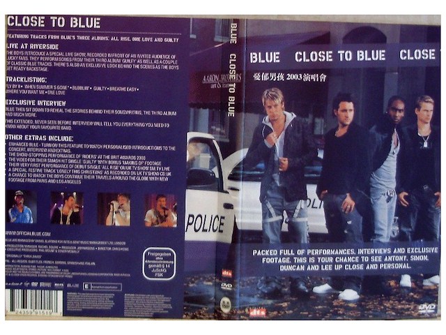 BLUE - CLOSE TO BLUE - DVD