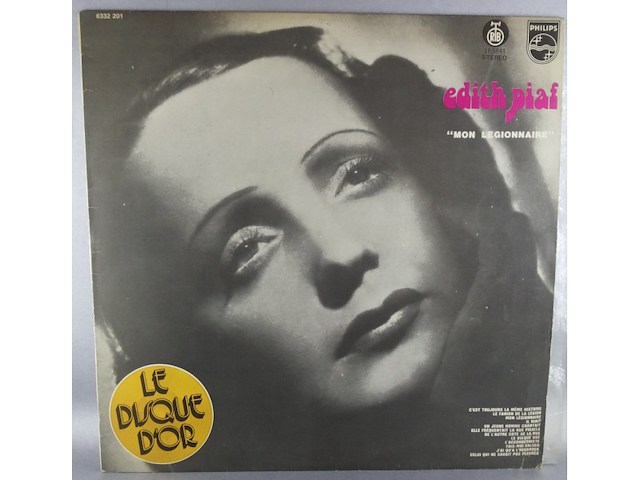 EDITH PIAF - MON LEGIONNAIRE, LP