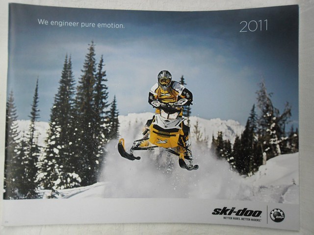 Prospekt BRP Ski-doo, 2011. god. , 76 str. eng.
