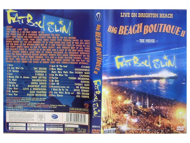 FAT BOY SLIM - BIG BEACH BOUTIQUE II - LIVE - DVD