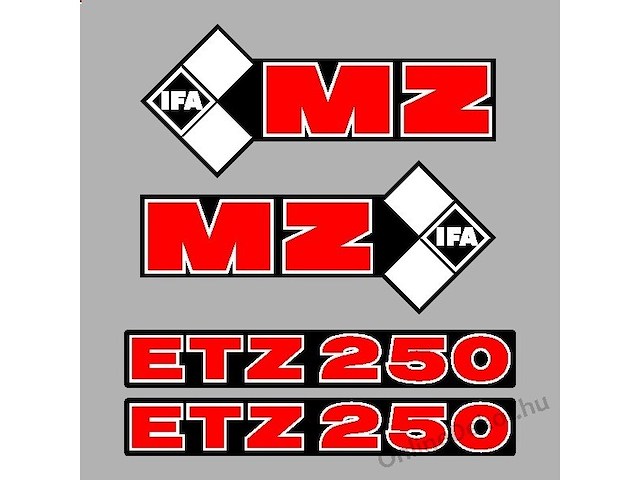 Nalepnice za motore MZ ETZ 250
