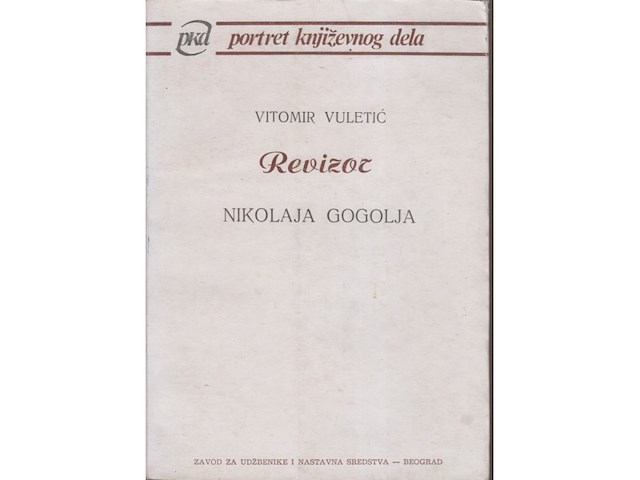 REVIZOR Nikolaja Gogolja / Vitomir Vuletić