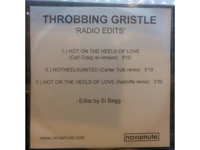 THROBBING GRISTLE-RADIO EDIT, PROMO, CD