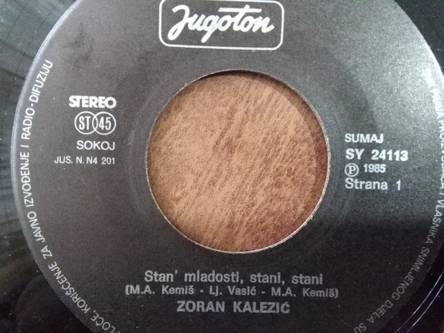 ZORAN KALEZIĆ - Stan mladosti,stani,stani