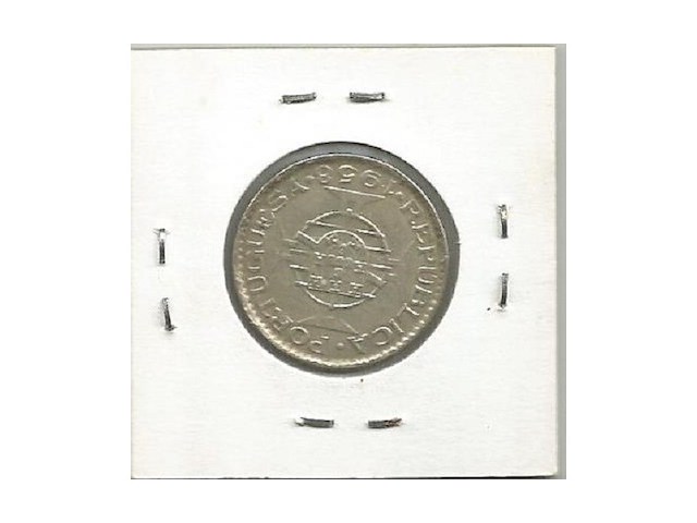 d10 Timor 6 escudos 1958. Srebro retka kovanica