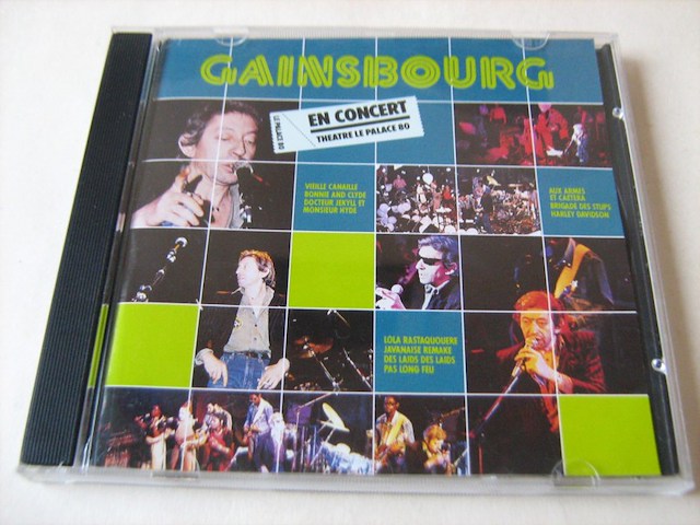 Serge Gainsbourg - `En Concert` Au Théatre Le Palace 80