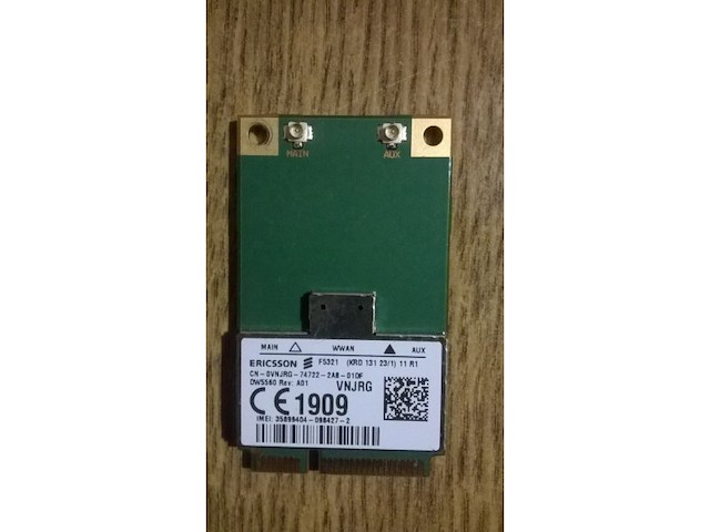 Dell DW5560 (Ericsson F5321) WWAN GPS