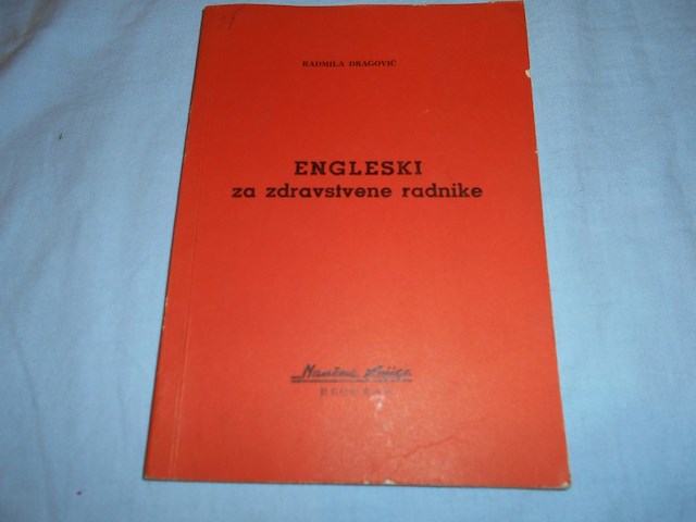 Engleski za zdravstvene radnike,R.Dragović,`naučna knji