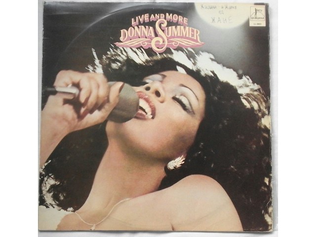 DONNA SUMMER -  2  LP -  LIVE AND MORE