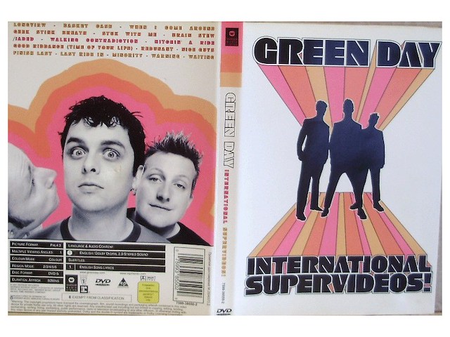 GREEN DAY - INTERNATIONAL SUPER VIDEOS - DVD