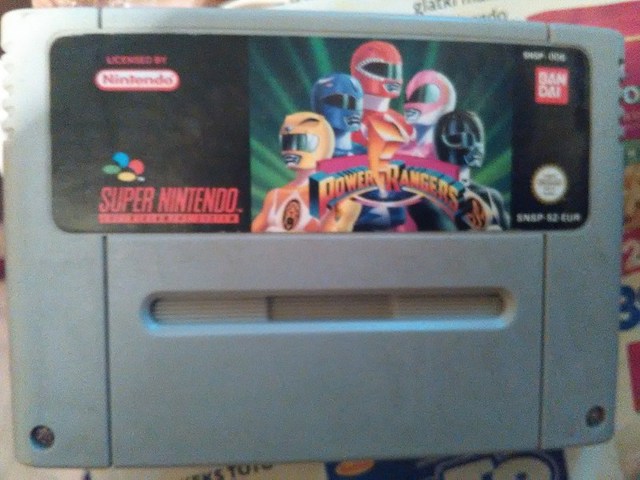 nintendo snes k power rangers ispr ko sa slika