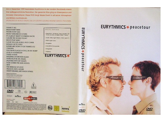 EURYTHMICS - PEACETOUR - DVD