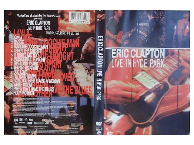 ERIC CLAPTON - LIVE IN HYDE PARK - DVD