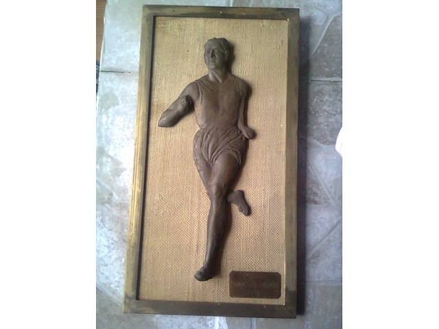 metalni ornament priznanje  ital.atlet.federacije 35cm
