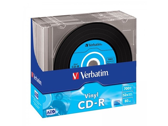 VERBATIM CD-R AZO DATA VINYL 700MB 48X (10 komada)