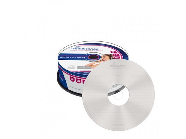 MEDIARANGE AUDIO CD-R 52X / vidi opis / 25 praznih CD-a