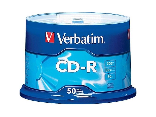 VERBATIM CD-R 700MB 52X (50 praznih diskova)