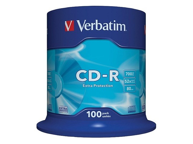 VERBATIM CD-R 700MB 52X (100 praznih diskova)