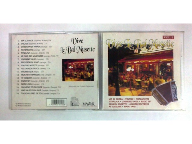 FRANCIS CARPENTIER - Vive Le Bal Musette Vol. 1 (CD) EU
