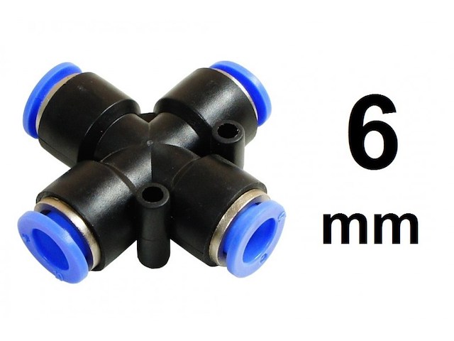 Brza spojnica za vazduh 6mm - X racva