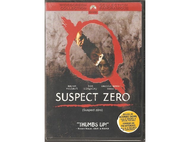 Suspect Zero . Aaron Eckhart, Ben Kingsley, Carrie-Anne