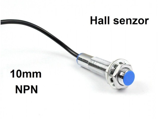 HALL senzor - SM12 - 10mm - PNP - 6-36VDC - NO