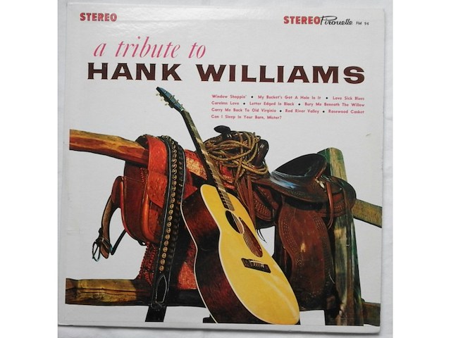 VARIOUS  -  A  TRIBUTE  TO  HANK  WILLIAMS