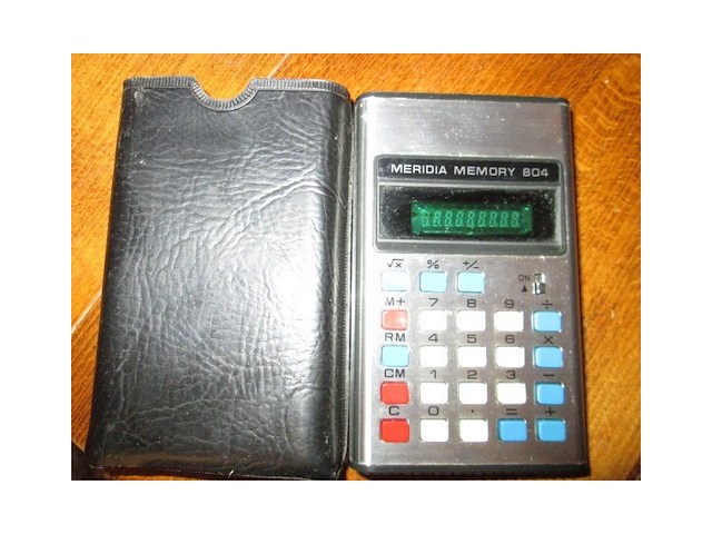 Meridia memory 804 retro kalkulator