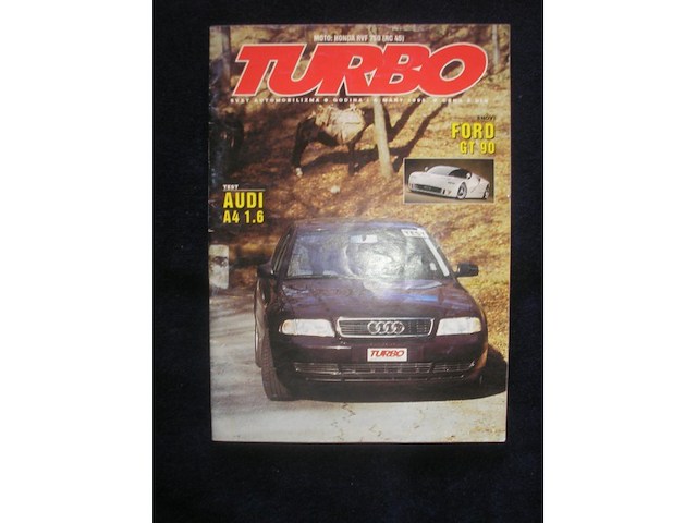 T U R B O, svet automobilizma, godina I, mart 1995.