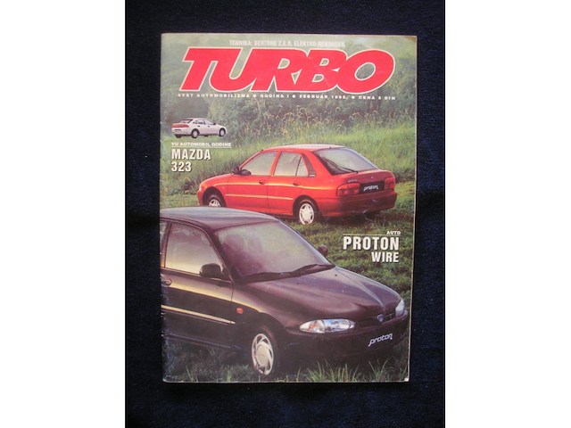 T U R B O, svet automobilizma, godina I, februar 1995.