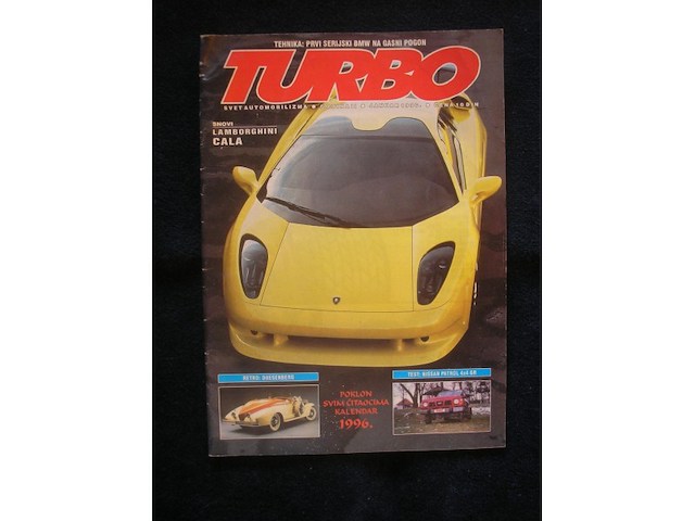 T U R B O, svet automobilizma, godina II, januar 1996.