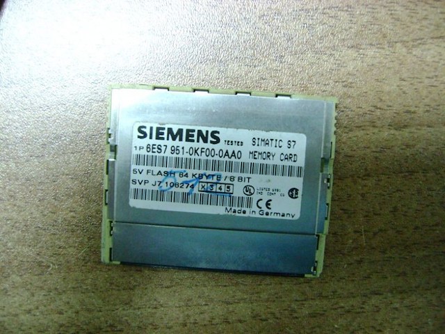 Siemens S7-300 PLC memorijska kartica CF 64KB