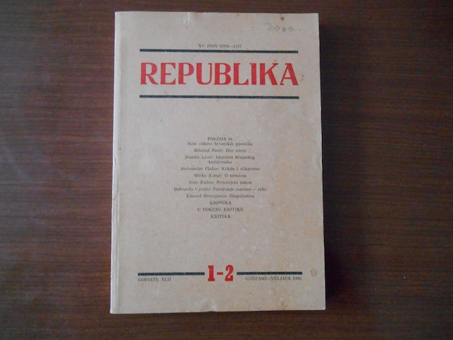 Republika 1-2 1986.