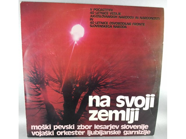 MOŠKI PEVSKI ZBOR LESARJEV SLOVENIJE-NA SVOJI ZEMLJI,LP