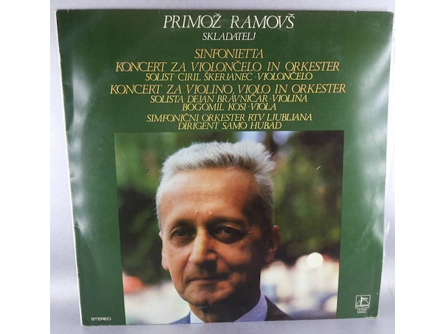 PRIMOŽ RAMOVŠ-KONCERT ZA VIOLONČELO IN ORKESTER, LP