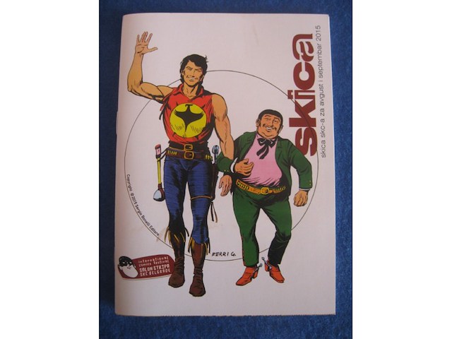 SKICA - KATALOG  ZAGOR I CIKO NA NASLOVNICI