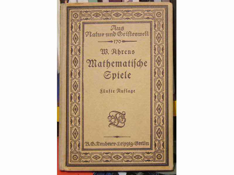 Mathematische spiele, 1927 godina