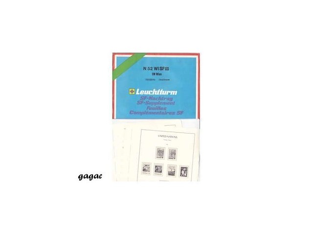 Leuchtturm 89-United Nation-Wiena-albumski listovi