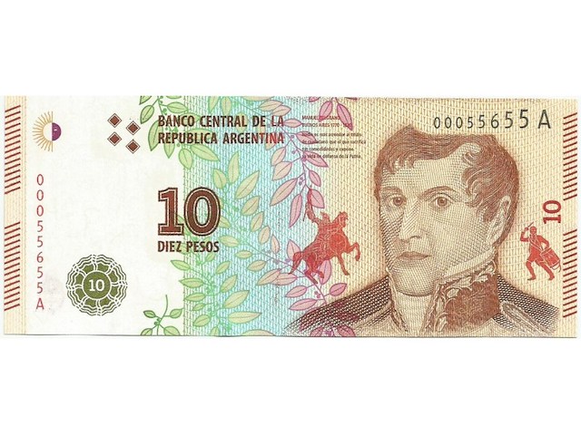 Argentina 10 pesos (2016) UNC
