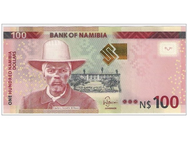 Namibia 100 dollars 2012. UNC P-14