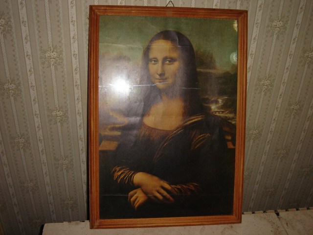 Mona Lisa uramljena slika